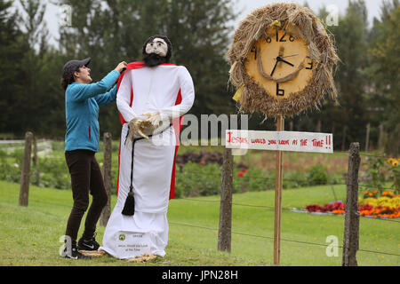 A scarecrow of jesus Stock Photo - Alamy