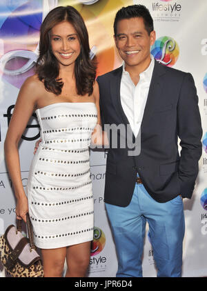 FOX11 Weather/News Anchor Maria Quiban & FOX11 News Reporter/Anchor Bob ...