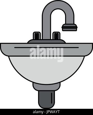 sink bathware item icon image Stock Vector Image & Art - Alamy