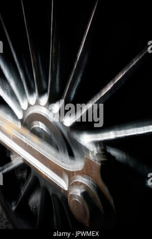 Steam train drive wheel Stock Photo - Alamy