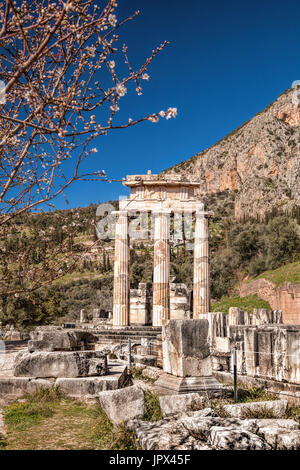 Greece. Delphi. Treasure House of Athens Stock Photo - Alamy