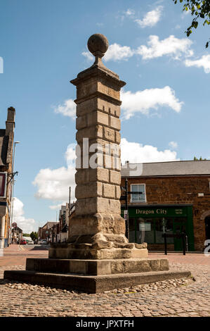 The town cross, Desborough, Northamptonshire, England, UK Stock Photo ...