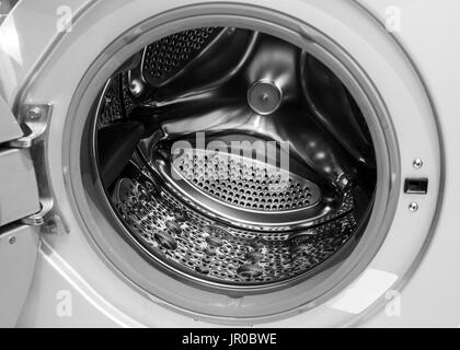 Details of the washing machine Stock Photo - Alamy