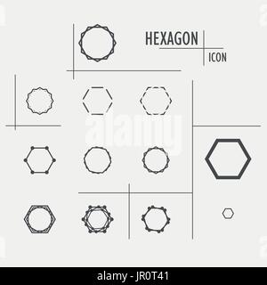 Abstract geometry symbols set. Isolated mystic signs. Sacred geometry ...