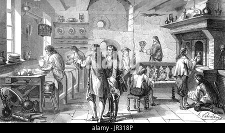Alchemist Laboratory, 18th Century Stock Photo - Alamy