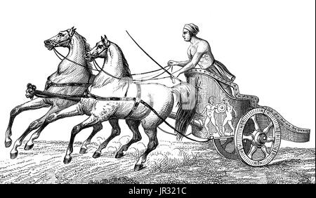 Olympic chariot racing, Ancient Greece Stock Photo: 142393476 - Alamy