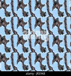 abstract sky and bricks seamless pattern Stock Photo - Alamy