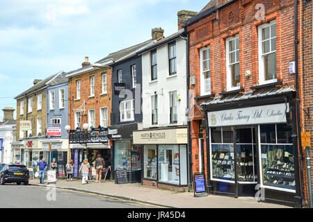 bishops stortford town centre high street ,a quaint historic market ...