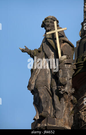 Baroque style Holy Trinity Column in Budapest, Hungary Stock Photo - Alamy