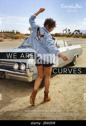 2010s UK Simply Be Magazine Advert Stock Photo - Alamy