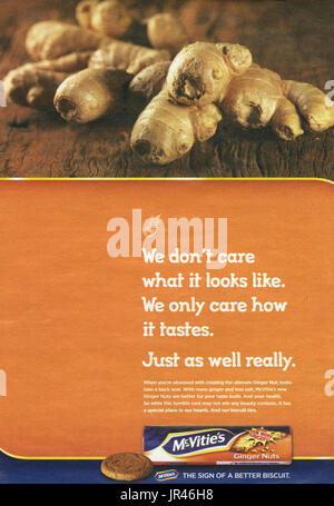 2000s UK McVitie's Magazine Advert Stock Photo - Alamy