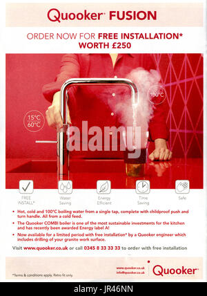 2010s UK Quooker Magazine Advert Stock Photo - Alamy