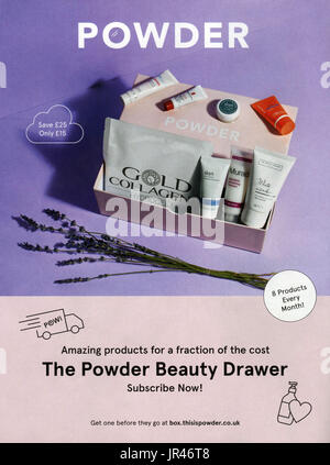 2010s UK Powder Magazine Advert Stock Photo - Alamy