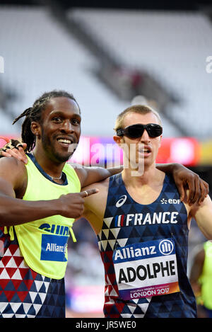 Timothee Adolphe competing in the T11 200m in the 2017 World Para ...