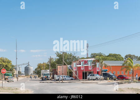 OTAVI, NAMIBIA - JUNE 20, 2017: The railway station in Otavi in the ...