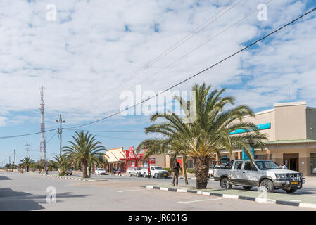 OTAVI, NAMIBIA - JUNE 20, 2017: The railway station in Otavi in the ...
