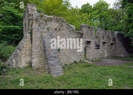 the rectory at Tyneham village Dorset Stock Photo - Alamy