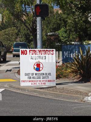 No Fireworks Allowed Sign Stock Photo - Alamy