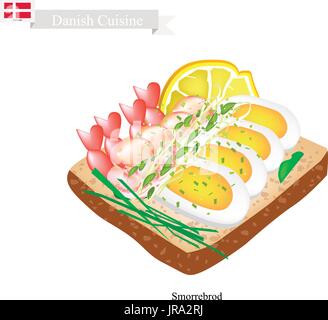 With flag sandwich with egg isolated in mascot Stock Vector Image & Art ...