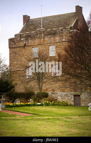 Elsdon Pele Tower, Elsdon, Northumberland Stock Photo - Alamy