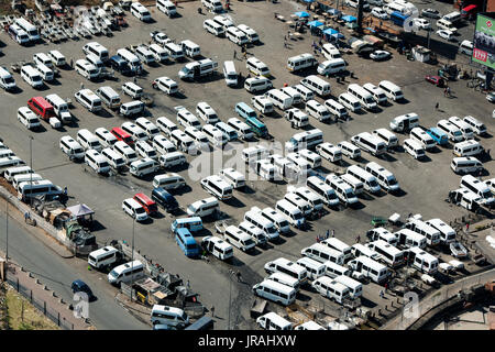 Taxi rank downtown Johannesburg South Africa Stock Photo - Alamy