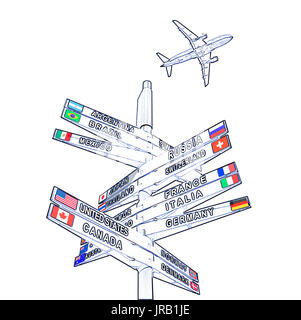 world map variation Stock Photo - Alamy