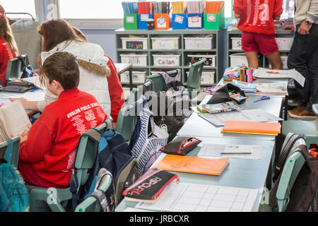 interior of an australian primary school classroom,sydney Stock Photo ...