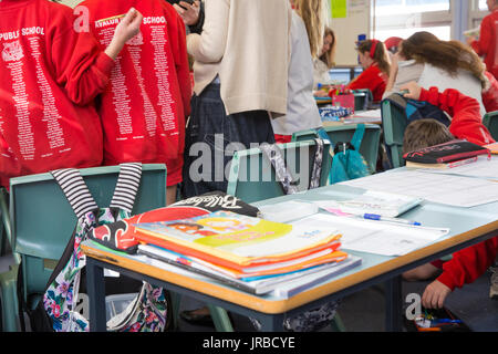 interior of an australian primary school classroom,sydney Stock Photo ...