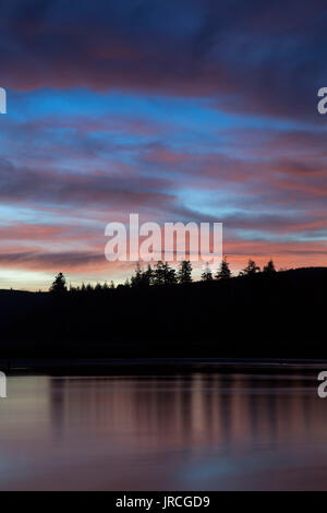 Sunrise over Coquille River, Rocky Point Boat Launch, Coos County ...