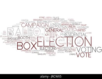 Election word cloud concept. Vector illustration Stock Vector Art ...