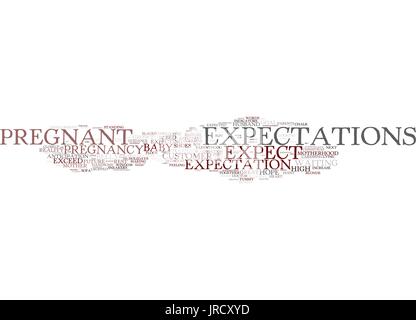 Expectations word cloud concept. Vector illustration Stock Vector Image ...
