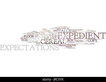 Expectations word cloud concept. Vector illustration Stock Vector Image ...