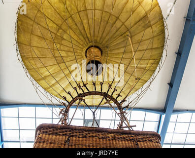 Historic hot air balloon, National technical museum in Prague, Czech ...