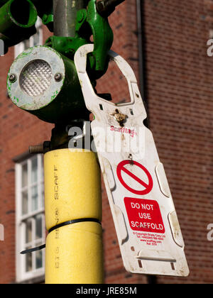 Scafftag - a warning danger unsafe Do Not Use scaffold tag on ...