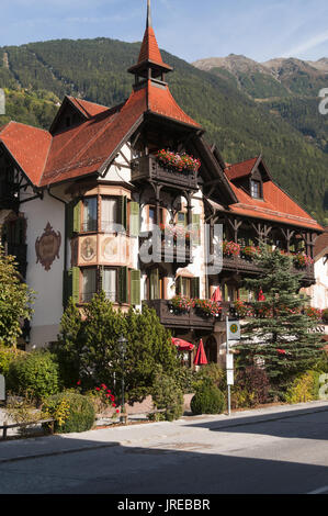 Austria, West Tyrol, Otztal Valley, Oetz, traditional Tyrolean ...