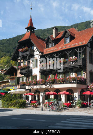 Austria, West Tyrol, Otztal Valley, Oetz, traditional Tyrolean ...