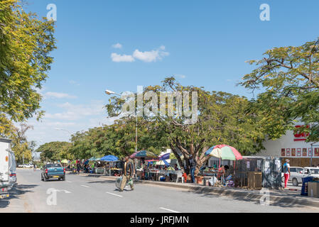 GROOTFONTEIN, NAMIBIA - JUNE 20, 2017: The St Isidor Primary School and ...