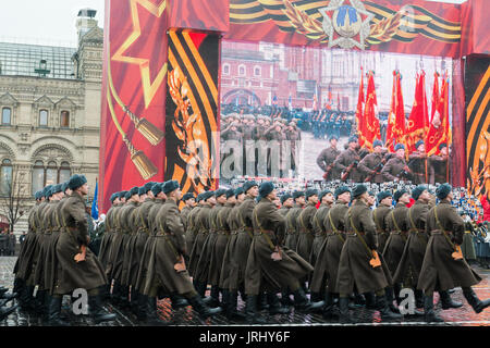 Parade on Red Square in Moscow Stock Photo - Alamy