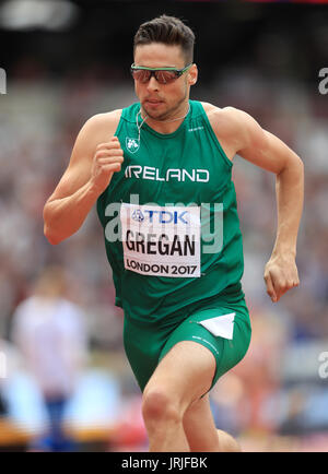 Ireland's Brian Gregan competes in the Men's 400 metres heat four ...