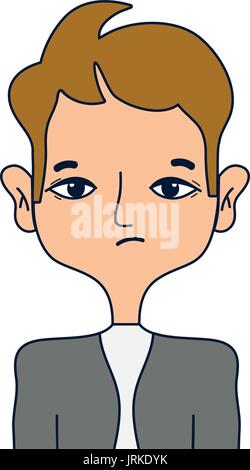 Cartoon people character design sad young disabled woman sitting in a ...