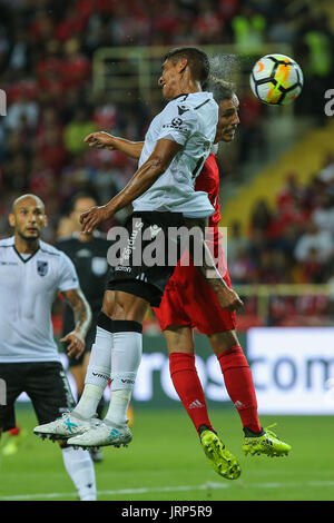 Alex Grimaldo in action during the game for Liga NOS between CD Tondela ...