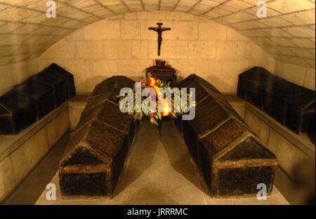 Sepulchres of Catholic Monarchs in crypt of the cathedral Royal Chapel ...
