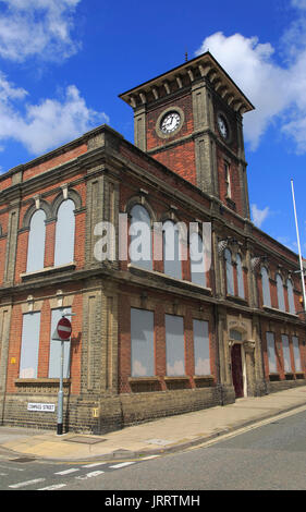 Town Hall municipal building boarded up for redevelopment, Lowestoft ...