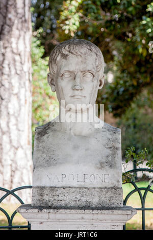 Marble bust of Emperor Napoleon, Villa dei Mulini, palace, exile house ...
