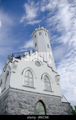 Soderhamn, Sweden - July 18 2017. View over the small town of Stock ...