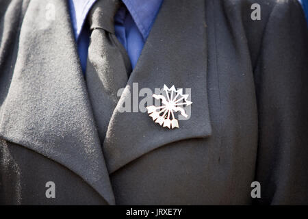 Clothes detail miltar of the period of the Spanish civil war, Falangist ...
