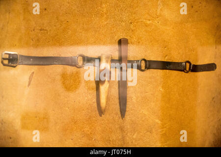 The knife Kruger Park ranger Harry Wolhuter used to kill a lion that ...