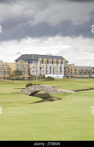 St Andrews Golf Course Swilken Bridge Old course Hotel Fife Scotland ...