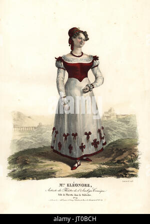 Mlle. Eleonore as Floretta in Le Belvedere by Rene Charles Guilbert de ...