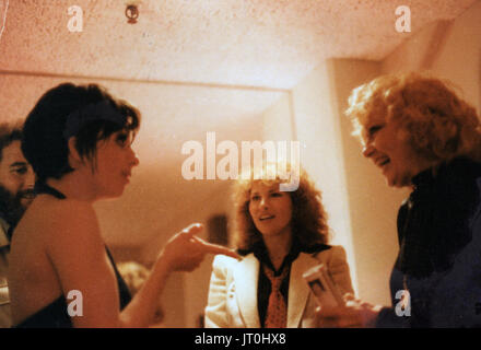 Liza Minnelli, Raquel Welch and Edie Adams pictured on April 1976 ...